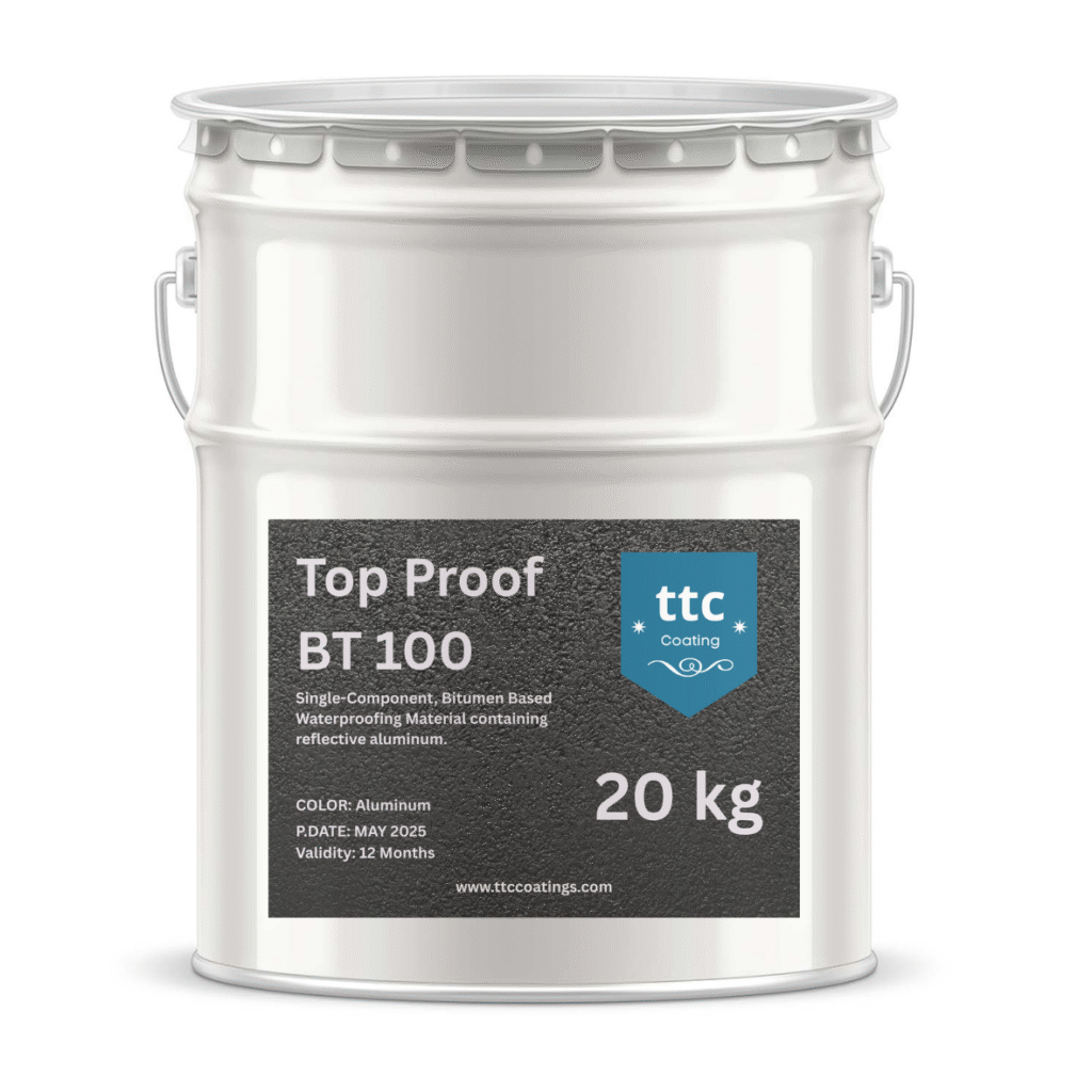 Top Proof BT 100-A (Aluminum bitumen waterproofing Material)