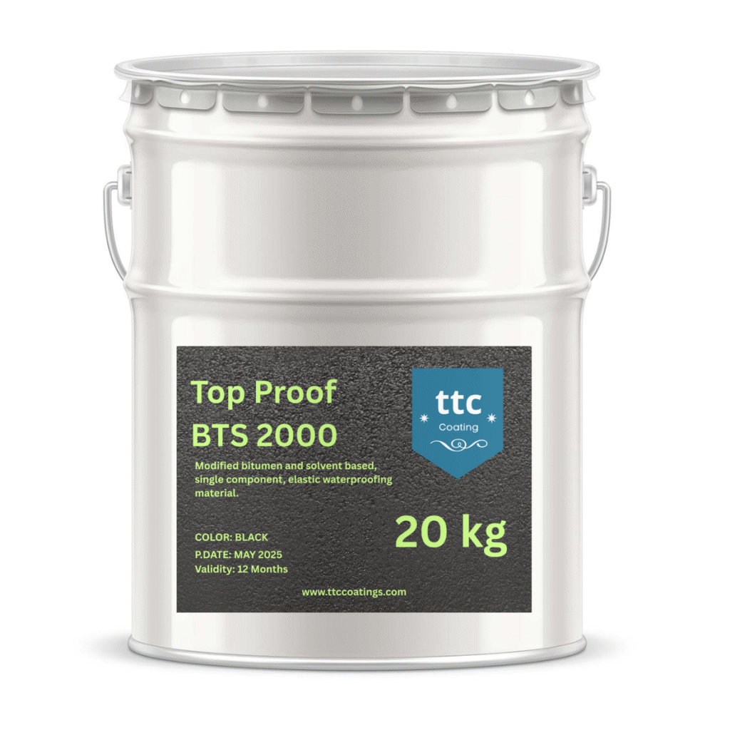Top Proof BTS 2000 (Solvent Based Bitumen waterproofing)