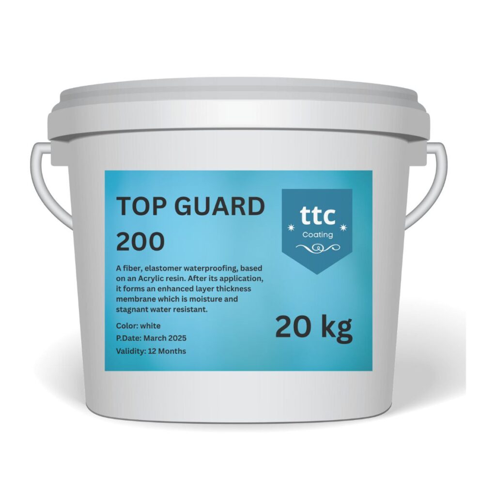 Top Guard 200 (fiber elastomer waterproofing material)